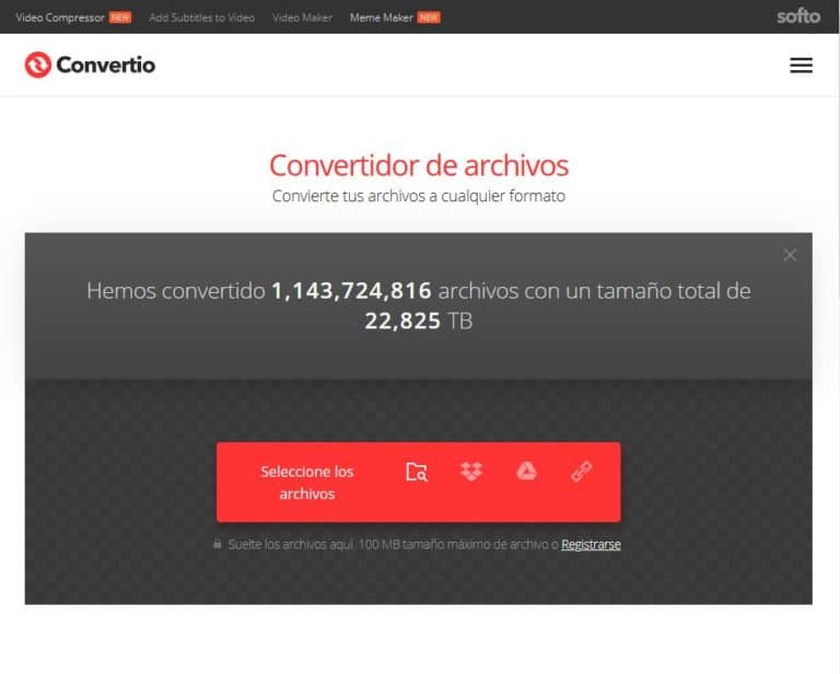 Convertio, el conversor definitivo de archivos. Online, gratis, seguro ...